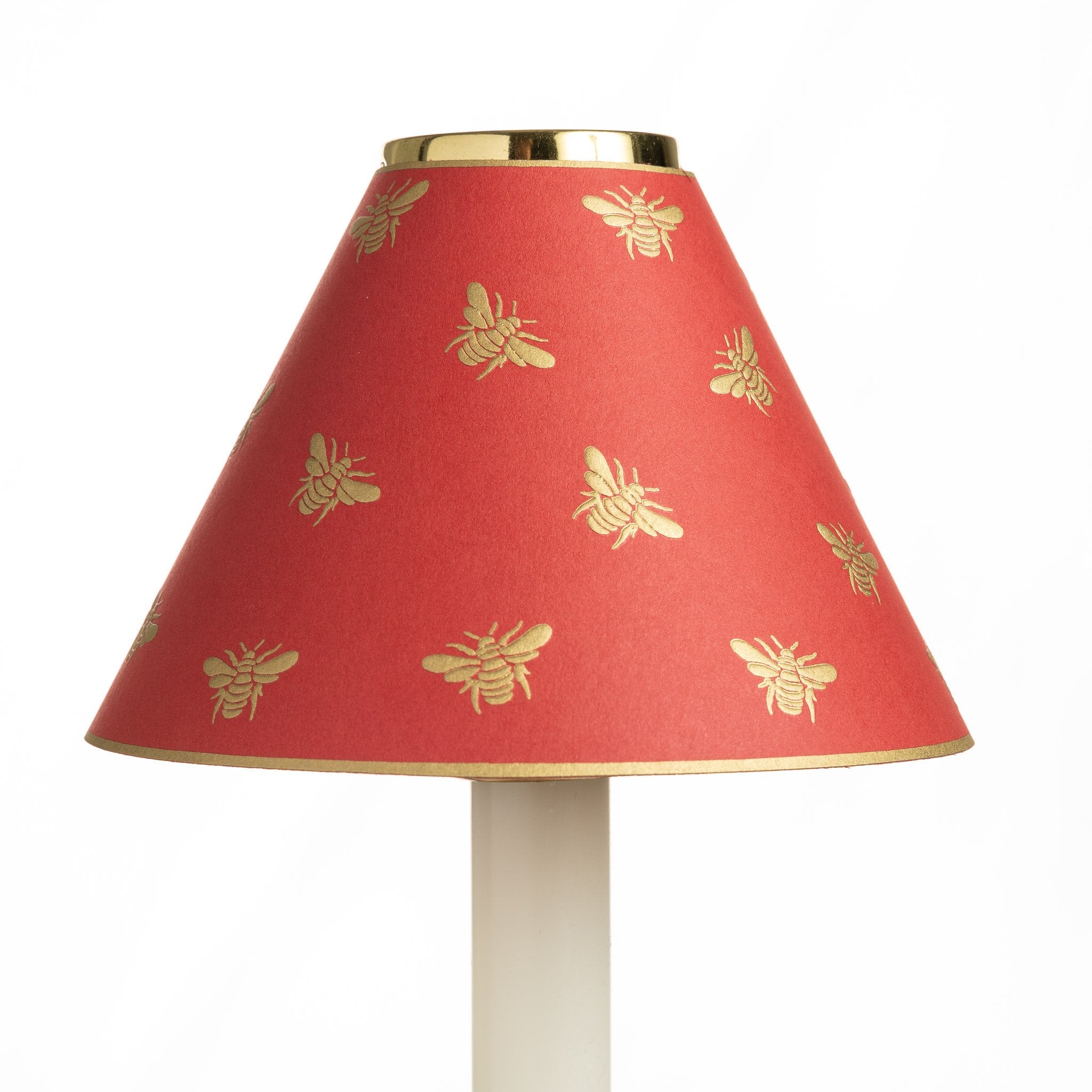 Gold Embossed Napoleon Bee Red – Frolic Lighting
