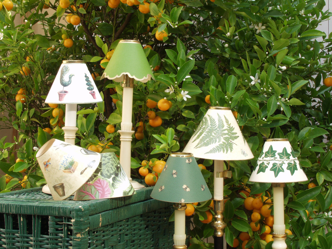 Small candle shades designed for candles, candle bulbs and lamps ...